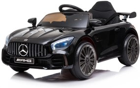 Dětské elektrické autíčko s dálkovým ovládáním BestBerg BBCC-50B – Mercedes-Benz AMG GT R / nosnost 25 kg / Li-Ion baterie / černá