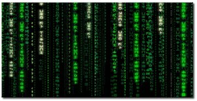 Obraz Matrix - zelený