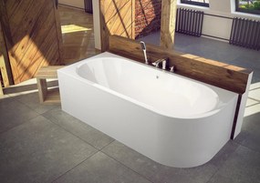 Besco AVITA 170 x 75 cm VANAVIT170L+OLVPINOZ vana vč. nožiček levá