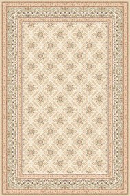 Kusový koberec vlněný Agnella Isfahan Casbo Krémový Béžový Rozměr: 200x300 cm