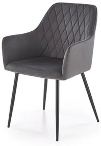 Halmar jídelní židle K558 barevné provedení šedá