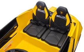 Dětské elektrické auto Lamborghini Revuelto XL STRONG žluté