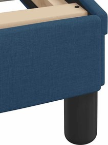 Postel s matrací Dover modrá 200 x 200 cm textil 3208470