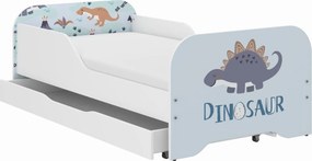 Wooden Toys Dětská postel MIKI 140x70 STEGOZAUR