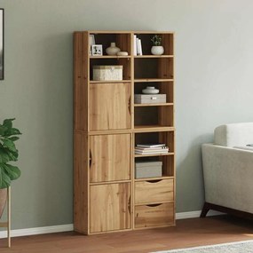 Boční skříňky 4 ks "ODDA" 40x24x79 cm Borovicový masiv 3365352