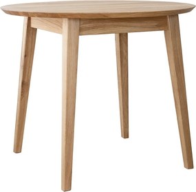 Massivo.cz Jídelní stůl Orbetello 90 cm, kulatý, dub, masiv