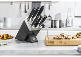 Zwilling All Star samoostřící blok s noži 7 ks, antracitový, 33760-500