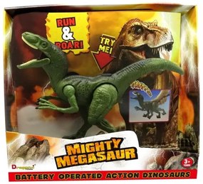 Mighty Megasaur Požírající Velociraptor