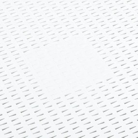 Odkládací stolek bílý 54 x 54 x 36,5 cm plast