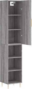 Skříň highboard šedá sonoma 34,5 x 34 x 180 cm kompozitní dřevo 3198975