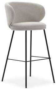 Béžové barové židle v sadě 2 ks (výška sedáku 65 cm) Rush – Marckeric