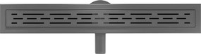 Mexen Flat 360° M01 otočný lineární odtok 60 cm, gun gray kartáčovaný - 1E20060-40