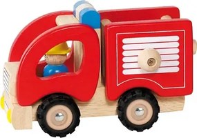 GOKI Dřevěné hasičské auto / od 2 let