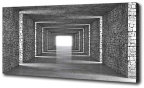Wallmuralia Foto obraz na plátně do obýváku Tunel z cihel 100x50