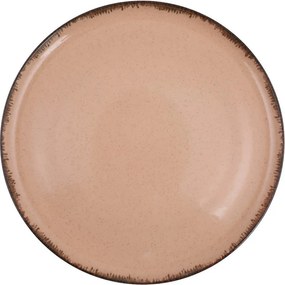 24dílná sada růžového porcelánového nádobí Kütahya Porselen Pearl