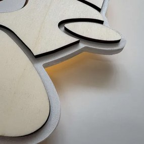 LED lampa Medvěd v letadle – Dětské noční světlo na zeď | SENTOP LED0592