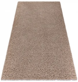 Kusový koberec jednobarevný SOFFI shaggy 5cm béžový Rozměr: 160x220 cm