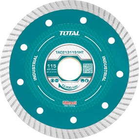 Diamantový řezný kotouč ultratenký 115 × 22,2 × 0,8 mm TOTAL TAC2131151HT