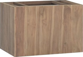 vidaXL Nástěnná koupelnová skříňka 60 x 39 x 40 cm masivní teak [338253]