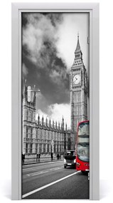 Fototapeta samolepící na dveře Big Ben Londýn 75x205 cm