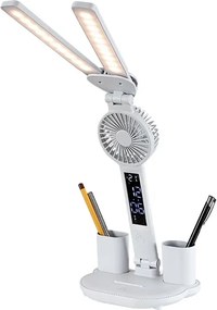 Rabalux 74030 - LED Stm stolní lampa s ventilátorem NOVILO LED/7W/5V