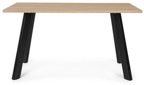 Jídelní stůl giant 140 x 80 cm světlý dub MUZZA