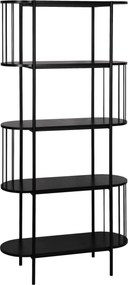 XXXLutz REGÁL, černá, železo, 80/172/34 cm Xora - Knihovny - 007968033901