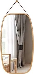 Přírodní bambusové zrcadlo HANDLE