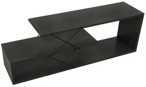 Hanah Home TV stolek Zigzag - Anthracite, Antracitová