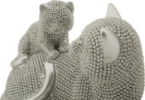 Dekorativní soška Sparky 13 cm stříbrná