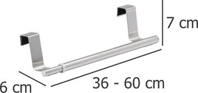 Závěsný věšák na utěrky, nastavitelný 36 - 60 cm, WENKO