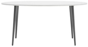 Jídelní stůl s bílou deskou 160x80 cm Oslo - Tvilum