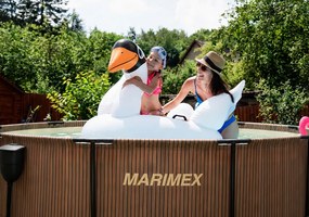 Marimex | Bazén Marimex Florida 4,57x1,32 m se zabudovaným skimmerem - motiv TEAK | 10340322