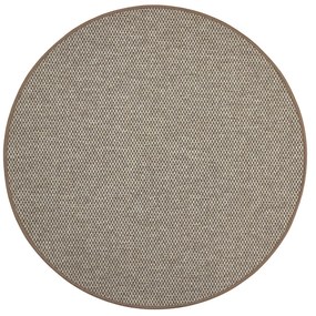 Vopi koberce Kusový koberec Nature světle béžový kruh - 57x57 (průměr) kruh cm