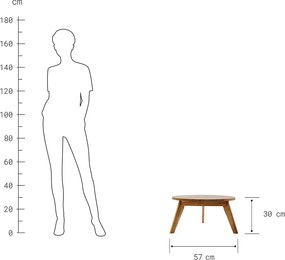 Butlers ROPE ISLAND Odkládací stolek 57 cm