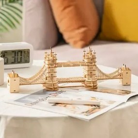 RoboTime dřevěné 3D puzzle most Tower Bridge svítící / od 14 let / 113