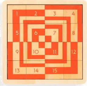 GALISON Posuvné dřevěné puzzle Frank Lloyd Wright: Imperial Hotel / 2v