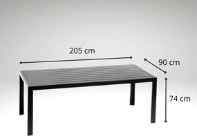 Vikio Zahradní jídelní set 205x90 cm pro 6 osob DT252
