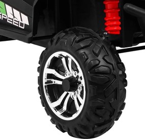 Ramiz Terénní bugina pro děti maskáčová + pohon 4x4 + dálkové ovládání + nosič zavazadel + rádio MP3 + LED
