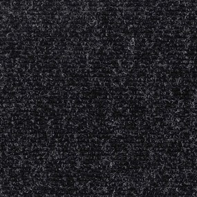 Schodové rohože samolepicí 30 ks 76 x 20 cm černé obdélníkové 3365723