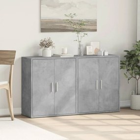 Příborníky 2 ks betonově šedé 60 x 31 x 70 cm kompozitní dřevo 3276542