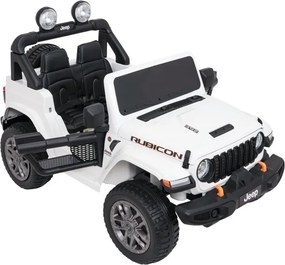Elektrické autíčko Jeep Wrangler Rubicon LIFT bílé
