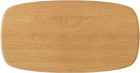Jídelní stůl z dubového dřeva 100x200 cm Charlotte – Micadoni