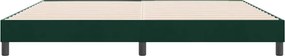 Postel Box Spring bez matrace tmavě zelená 180x210 cm samet 3315840
