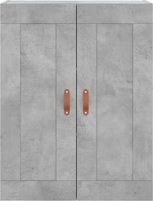 Skříň highboard betonově šedá 69,5x34x180 cm kompozitní dřevo 3199853