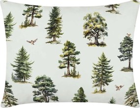 Bavlněný povlak na polštář Vůně lesa Velikost: 70 x 90
