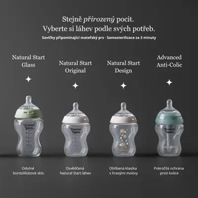 Tommee Tippee Kojenecká láhev C2N ANTI-COLIC 260ml 3ks / od 0 měsíců