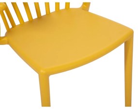 Žlutá zahradní židle Bonami Essentials Capri
