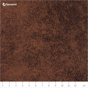 Hnědá rozkládací rohová pohovka z imitace kůže (levý roh) Lofty Lilly – Miuform
