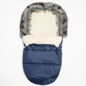 NEW BABY Zimní fusak New Baby Lux Wool Blue